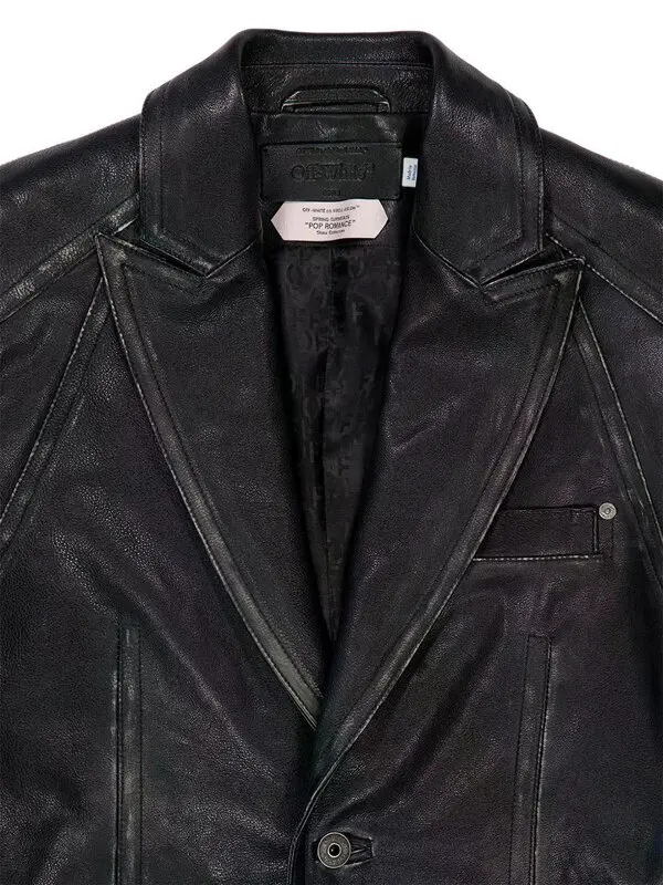 Off-White Leather Jacket