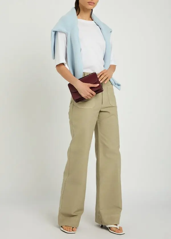 Victoria Beckham Alina Wide-leg Jeans - Grey