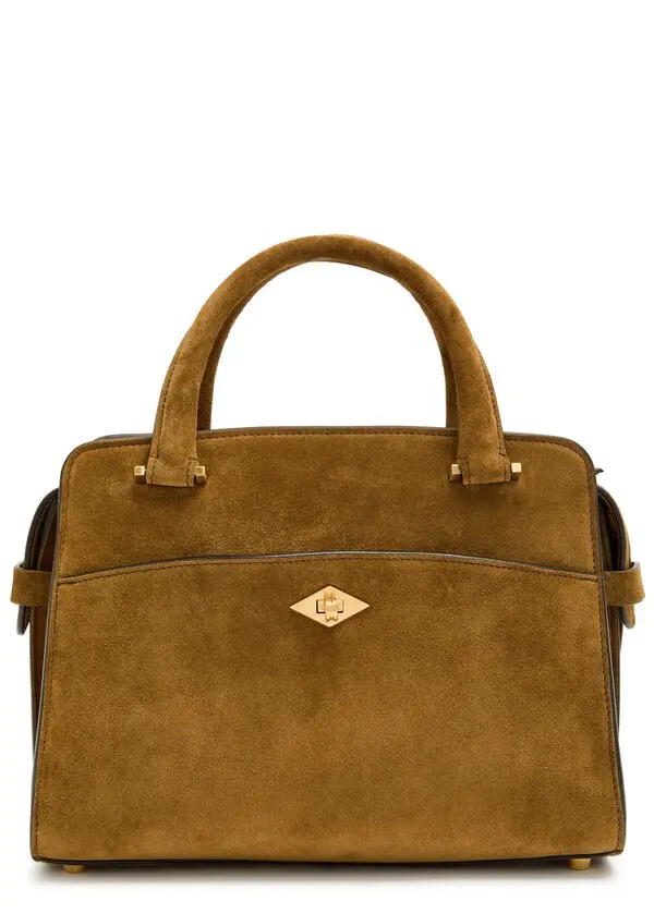 METIER Private Eye Mini Suede Top Handle Bag