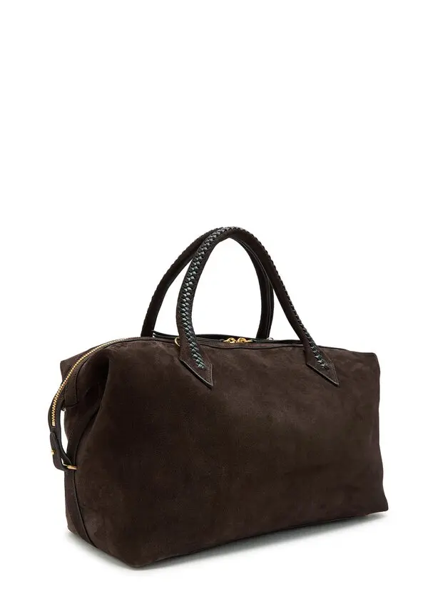 METIER Vérité City Suede Tote Bag - Chocolate