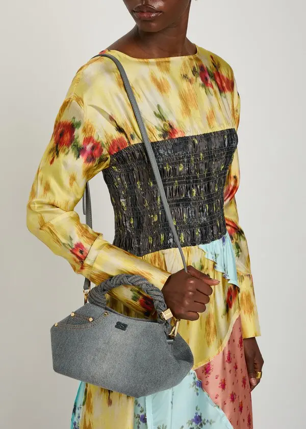 GANNI Bou Small Top Handle Bag