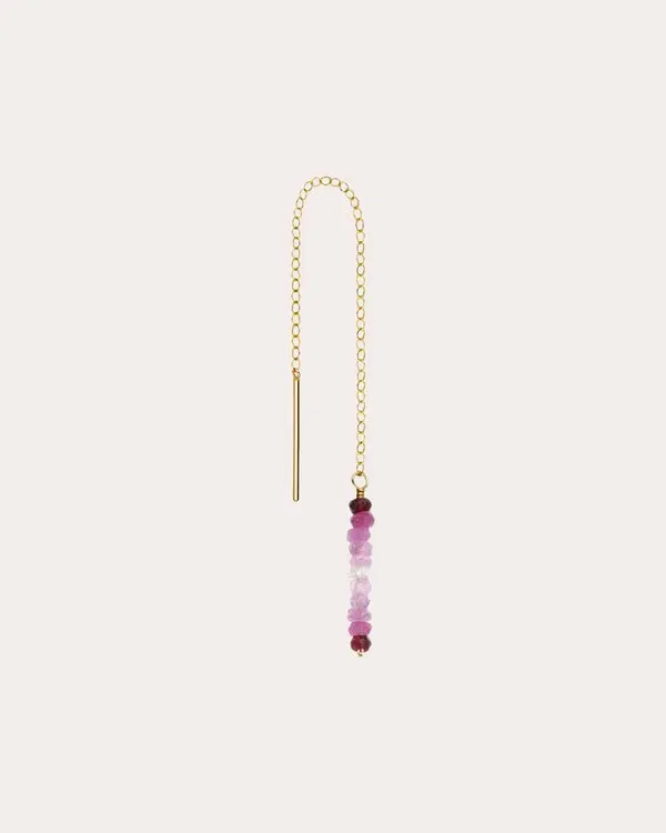 ATELIER PAULIN Nonza 14k Gold-filled Wire And Ruby Single Earring - Pink