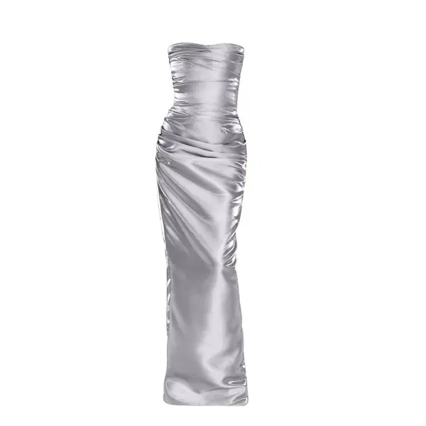 MODA GLAM Talia Strapless Corset Gown