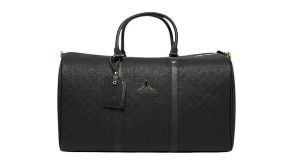 Nike Air Jordan Monogram Duffle Bag - Black/gold