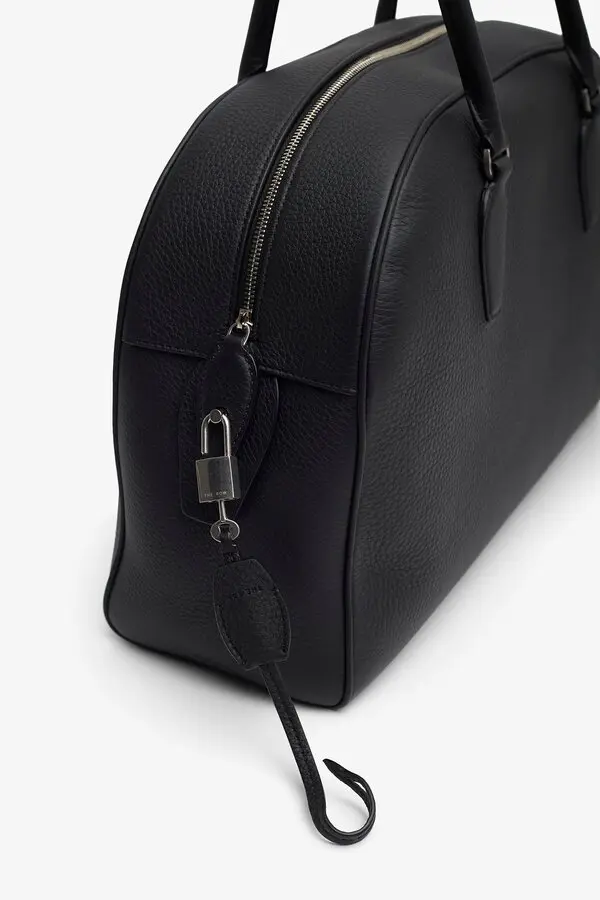 THE ROW India 15.75 Top Handle Bag - Black