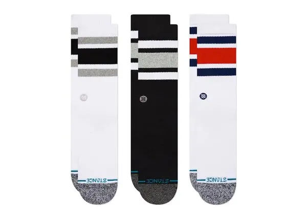 Stance Cotton Crew Socks Three Pack - Boyd