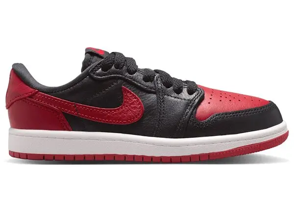 JORDAN 1 Retro Low Og - Black/red