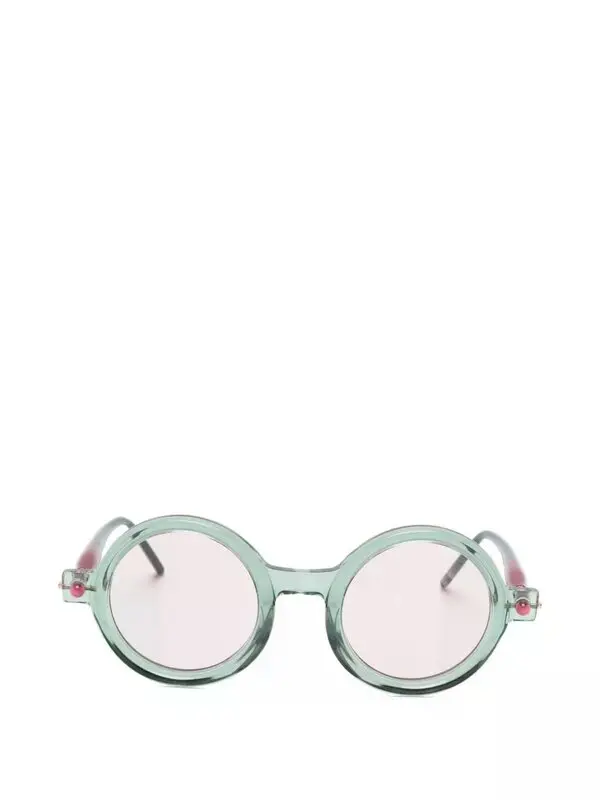 KUBORAUM Round Frame Sunglasses - Green