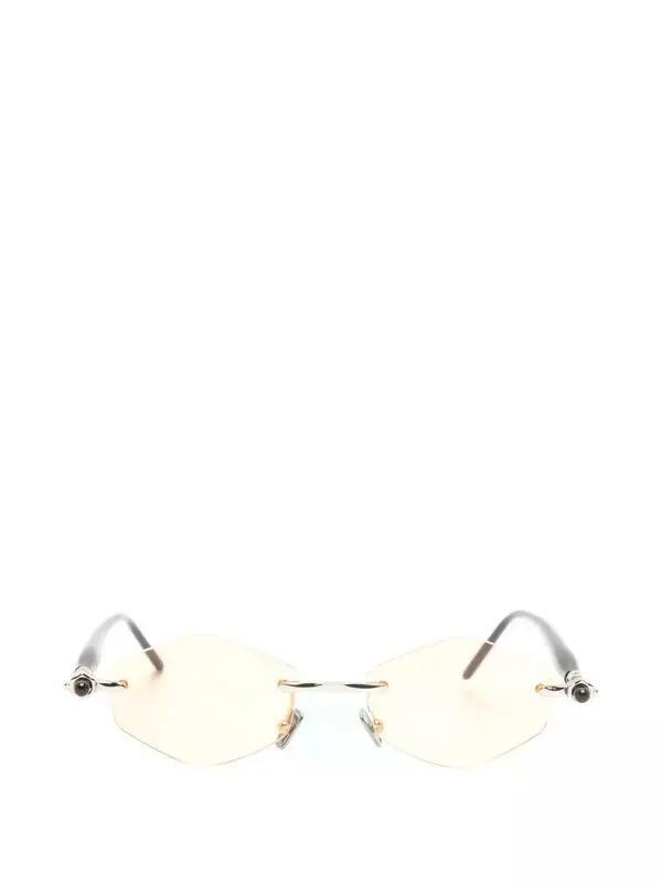 KUBORAUM Maske P60 Geometric Sunglasses - Brown