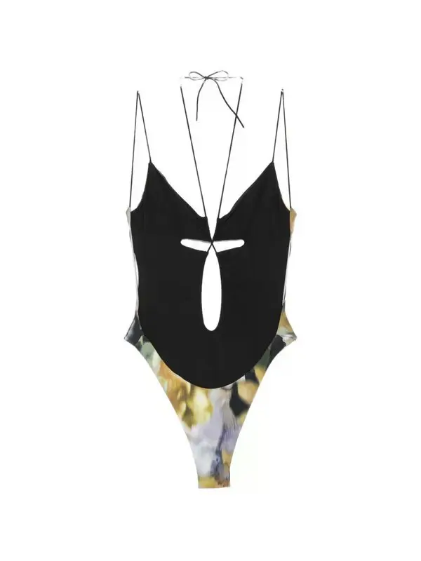 AMAZUIN Layla Floral Print One Piece Swimsuit