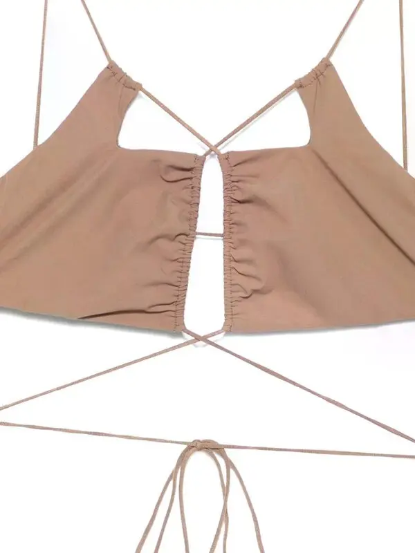 AMAZUIN Jadia Ruched-detail Bikini
