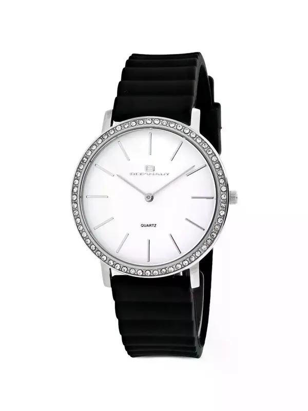OCEANAUT Crystal Embellished 40mm Watch - White