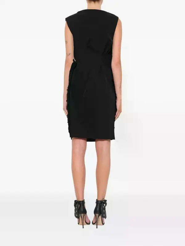 LANVIN Sculpted Floral Dress