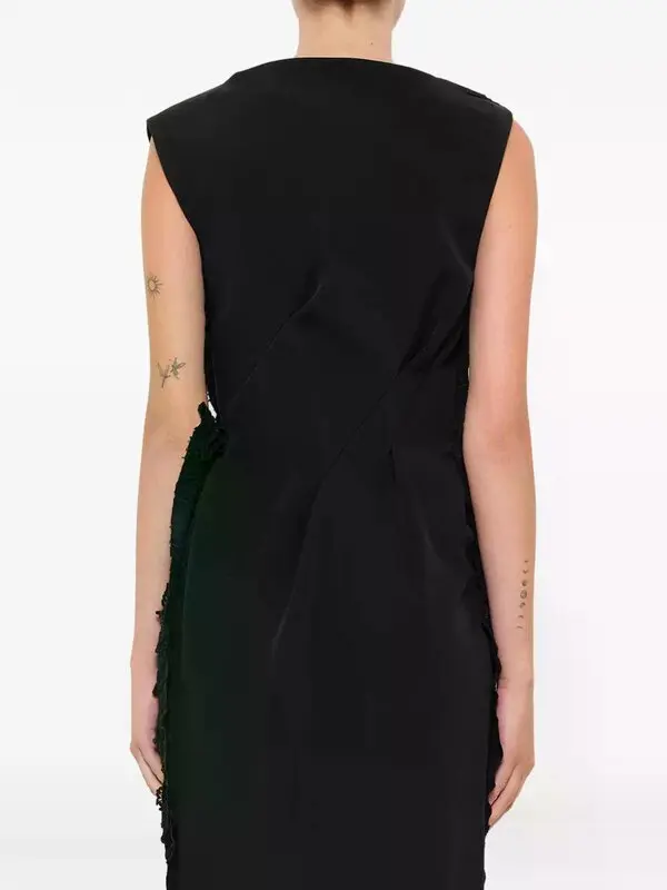 LANVIN Sculpted Floral Dress
