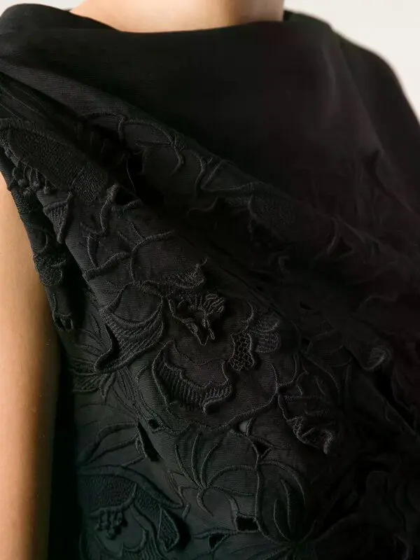 LANVIN Sculpted Floral Dress