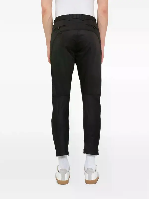 LANVIN Cropped Trousers With Zip Fastening - Black