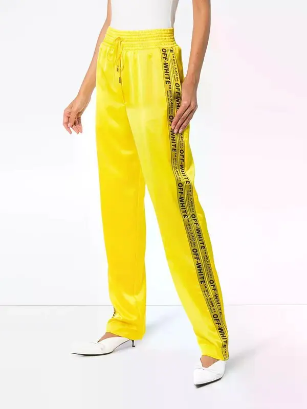 Off-White Industrial Logo Striped Track Pants