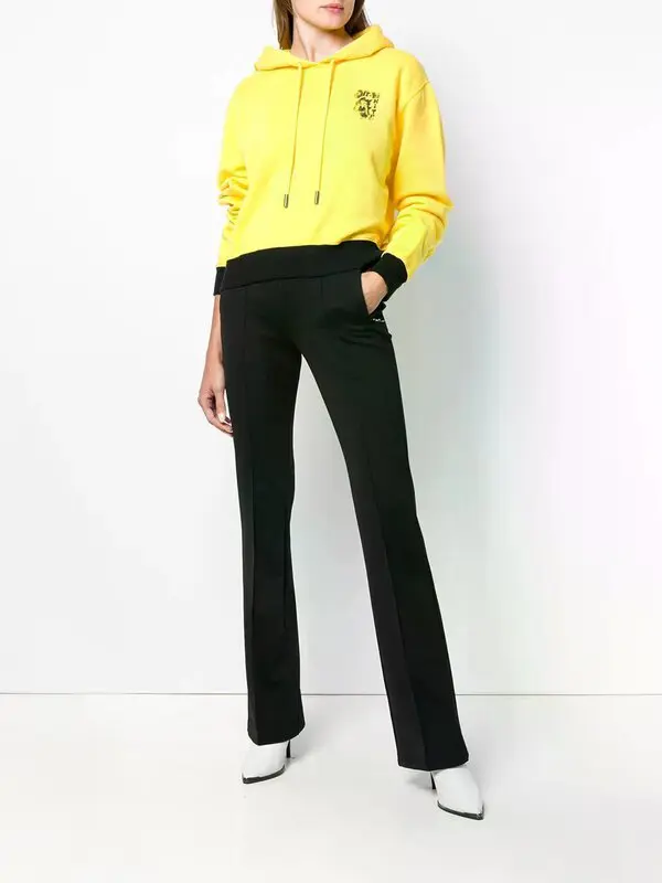 Off-White Cotton Straight-leg Trousers
