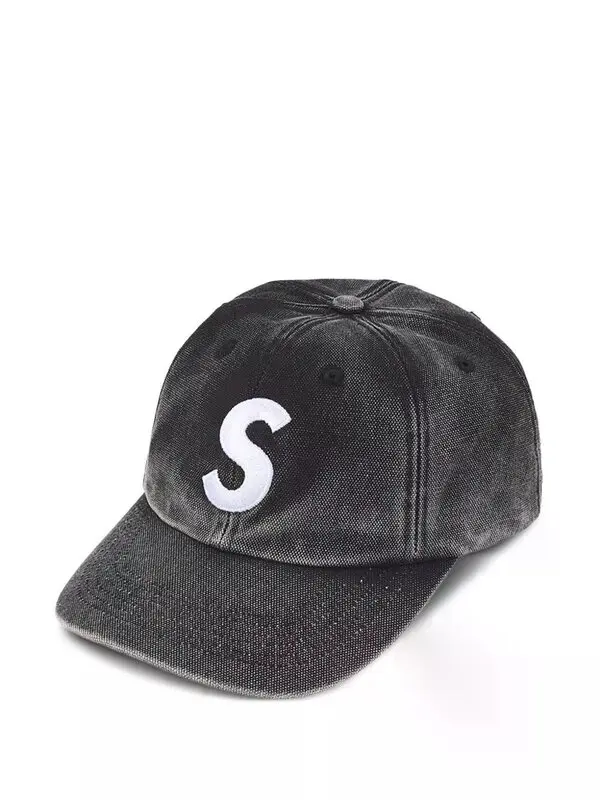 Supreme Logo Detail Cap - Black
