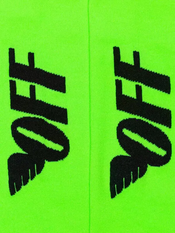 Off-White Neon Wings Logo Socks