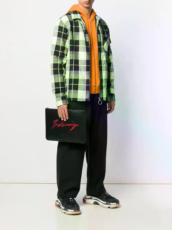 Balenciaga Signature Logo Pouch