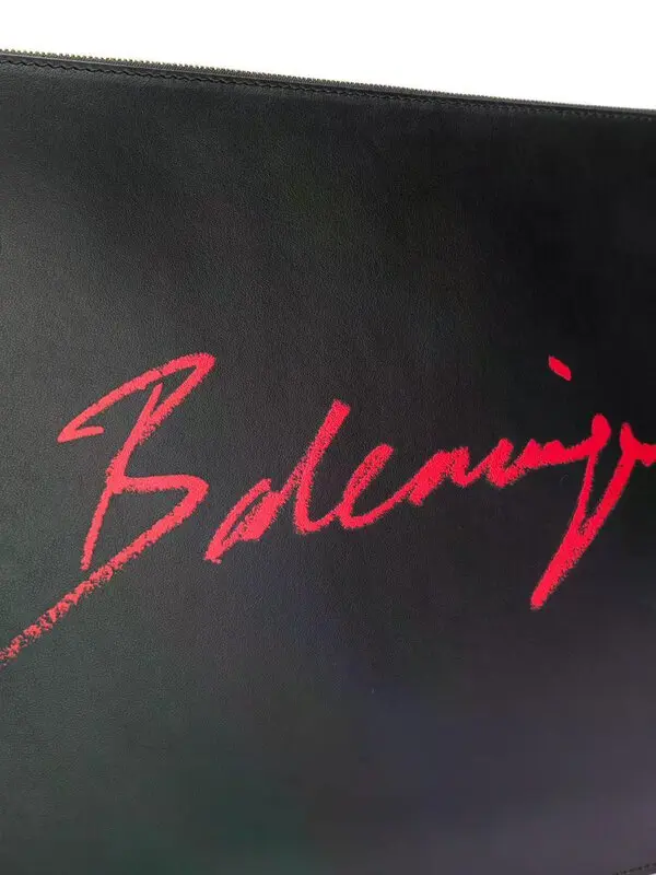 Balenciaga Signature Logo Pouch