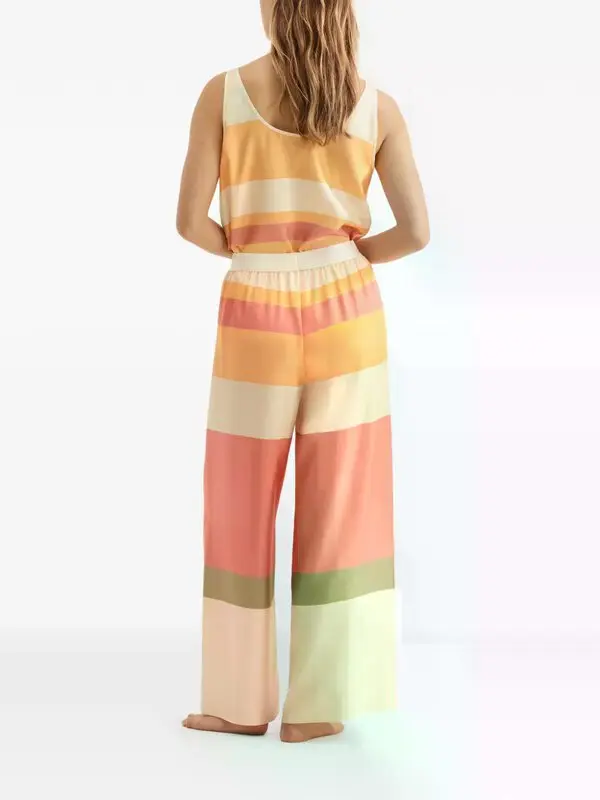 ERES Sorbets Striped Silk Top
