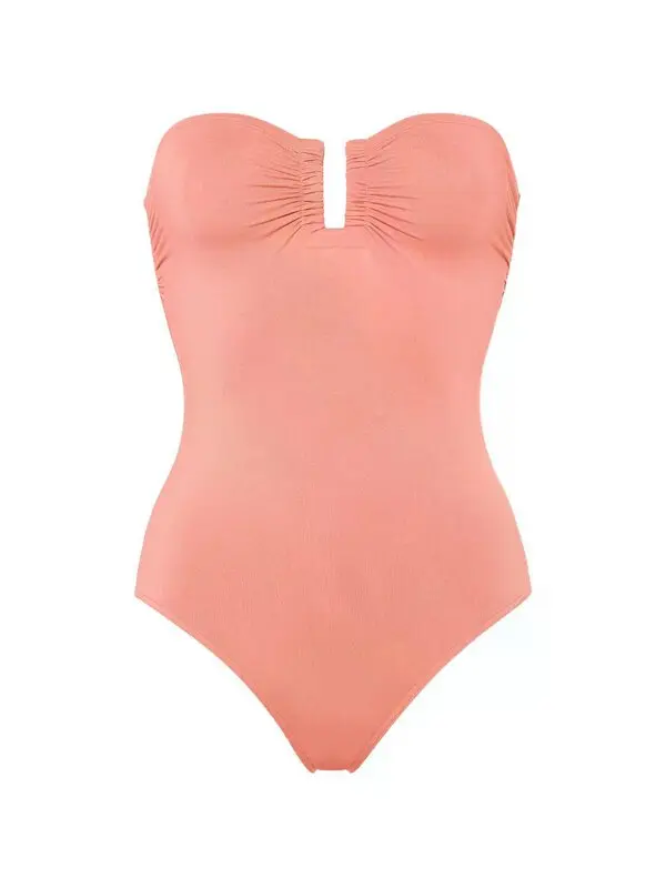 ERES Cassiopée Strapless Ruched One-piece Swimsuit - Pink