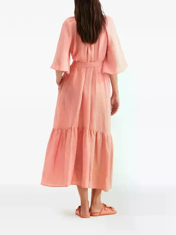 ERES Audacieuse Tiered Maxi Dress - Pink