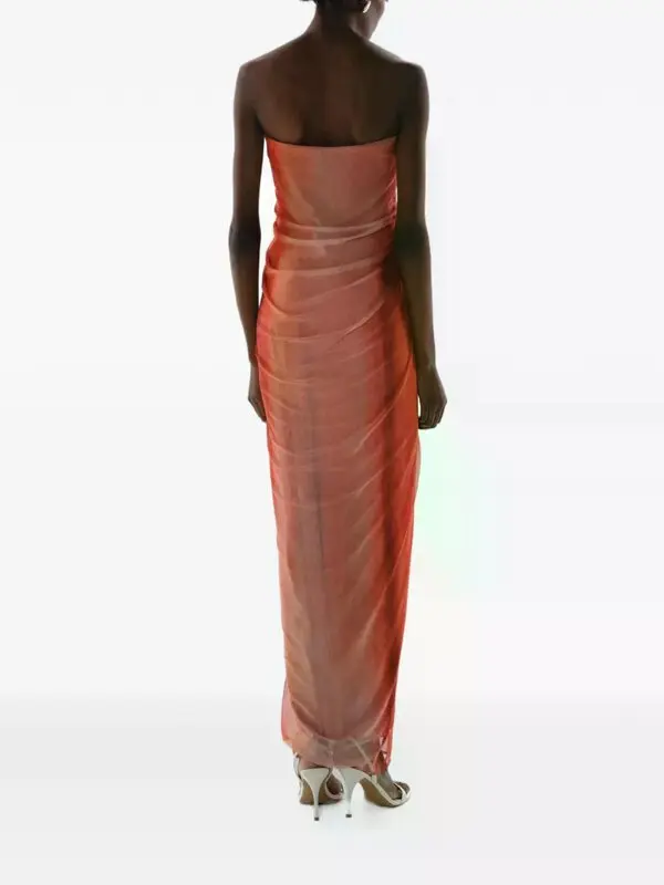 BAOBAB Cascading Slit Maxi Dress - Red