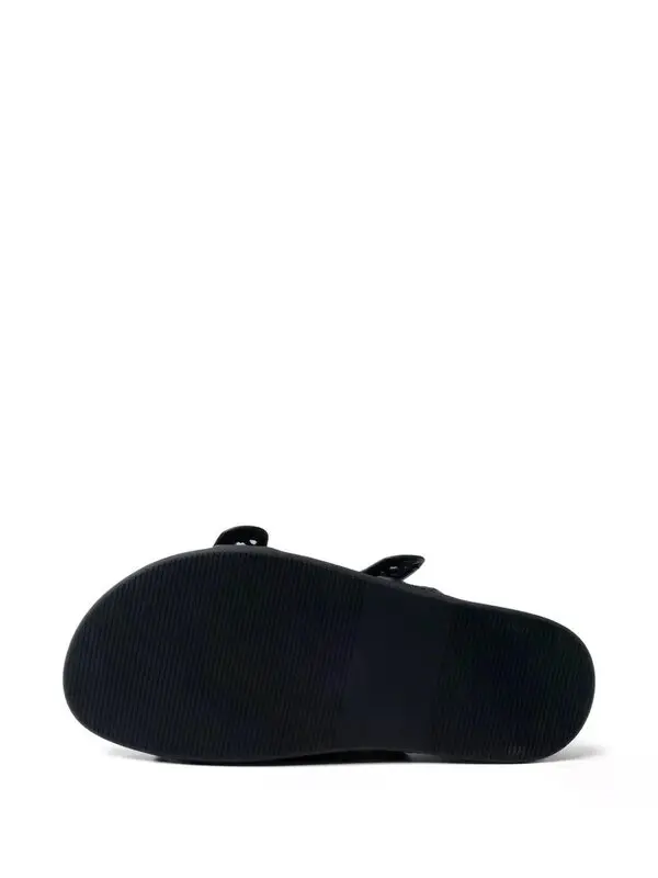 EMANUELLE VEE Embellished Open Toe Sandals