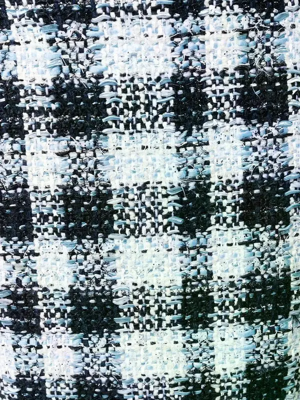 Alexander McQueen Plaid Tweed Knee-length Skirt