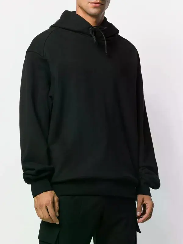 JUUN.J Drawstring Detail Hoodie With Graphic Print