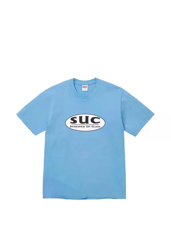 Supreme X Dj Screw Suc Print-detail T-shirt - Blue