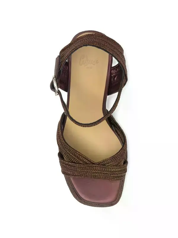 CastaÑer Vallee Braided-strap Platform Sandals