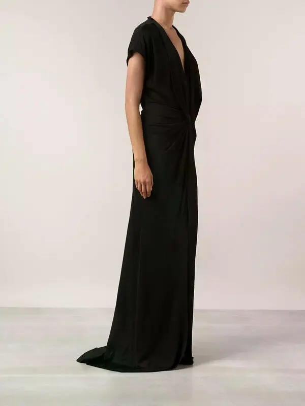 Givenchy Draped Evening Maxi Dress
