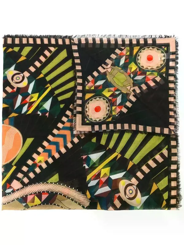 Givenchy Crazy Cleopatra' Printed Scarf - Multicolour