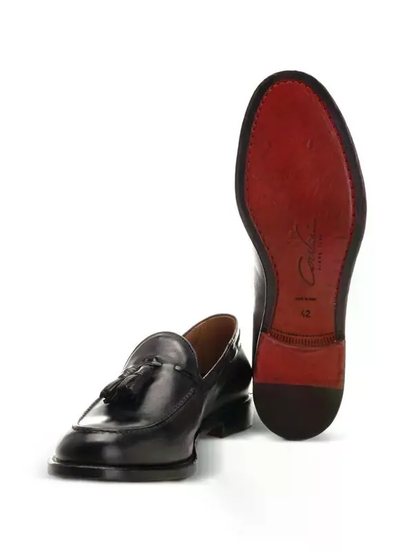 CORVARI Tassel Detail Leather Loafers