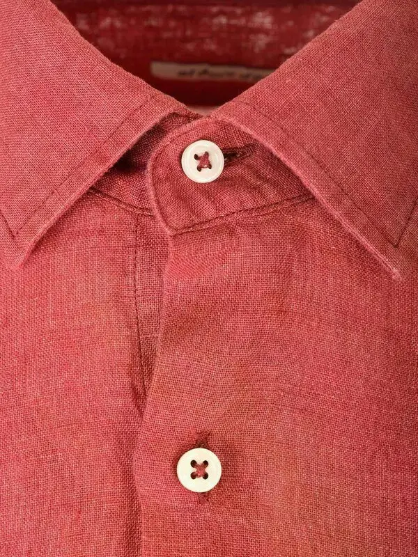 AL DUCA D’AOSTA 1902 Slim-fit Washed-linen Shirt