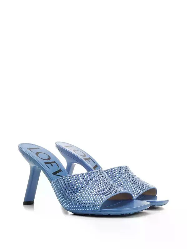 Loewe Petal Crystal Embellished Sandals