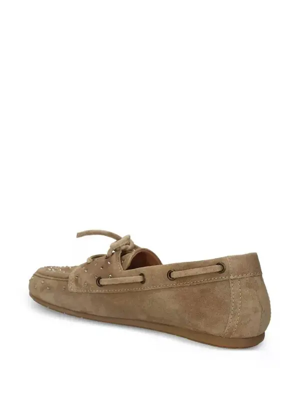 KENNEL&SCHMENGER Embellished Lace-up Loafers - Neutrals