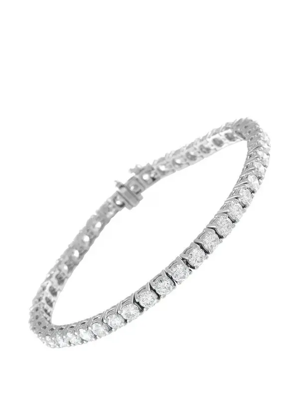 LB EXCLUSIVE 18k White Gold Diamond Tennis Bracelet - Silver