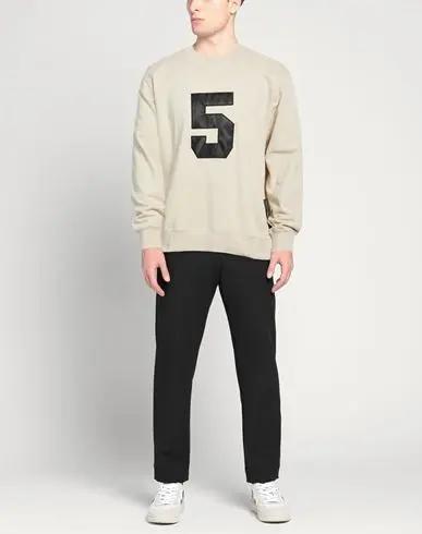 DEPARTMENT 5 Cotton Sweatshirt With Appliqués - Off White