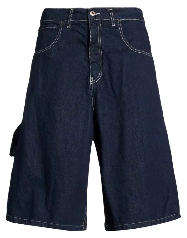 BERNA Denim Bermuda Shorts - Blue