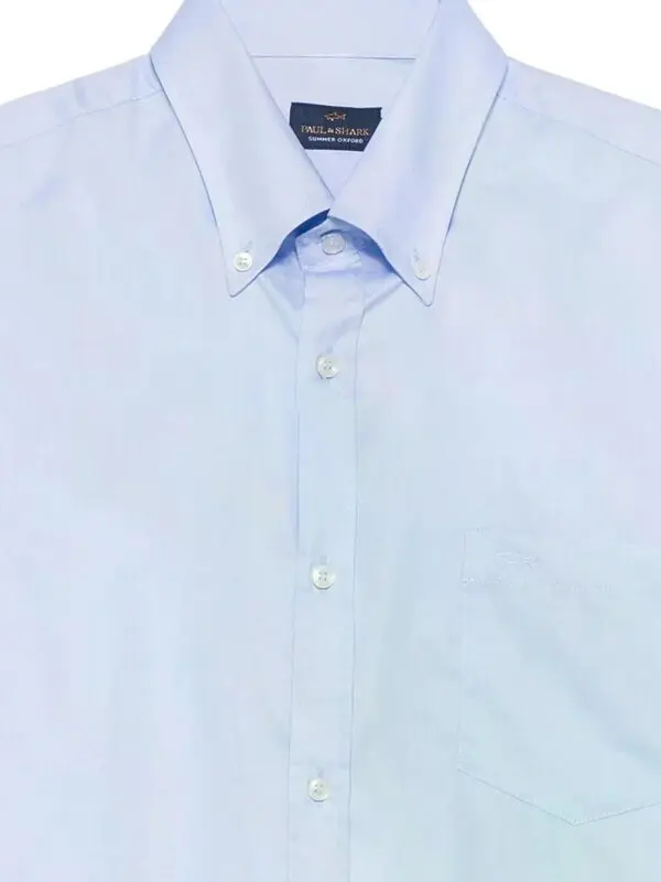 Paul & Shark Summer Oxford Button-down Shirt - Blue