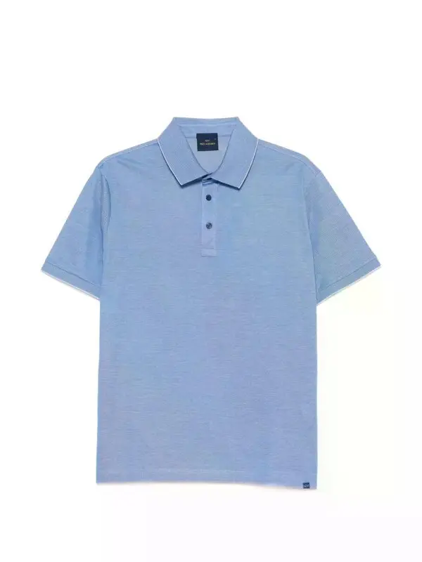 Paul & Shark Piqué Short-sleeve Polo Shirt - Blue