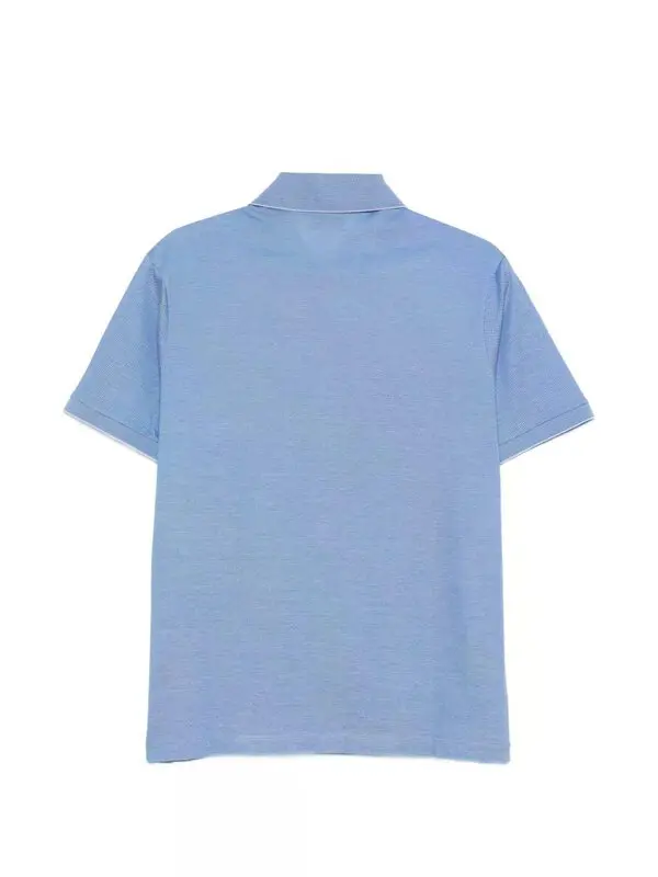 Paul & Shark Piqué Short-sleeve Polo Shirt - Blue