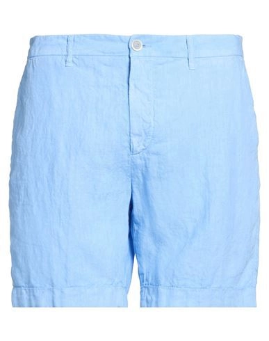 120% Lino Linen Shorts & Bermuda Shorts - Blue