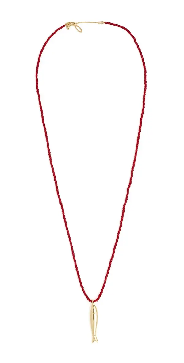 Madewell Sardine Pendant Necklace - Antique Gold