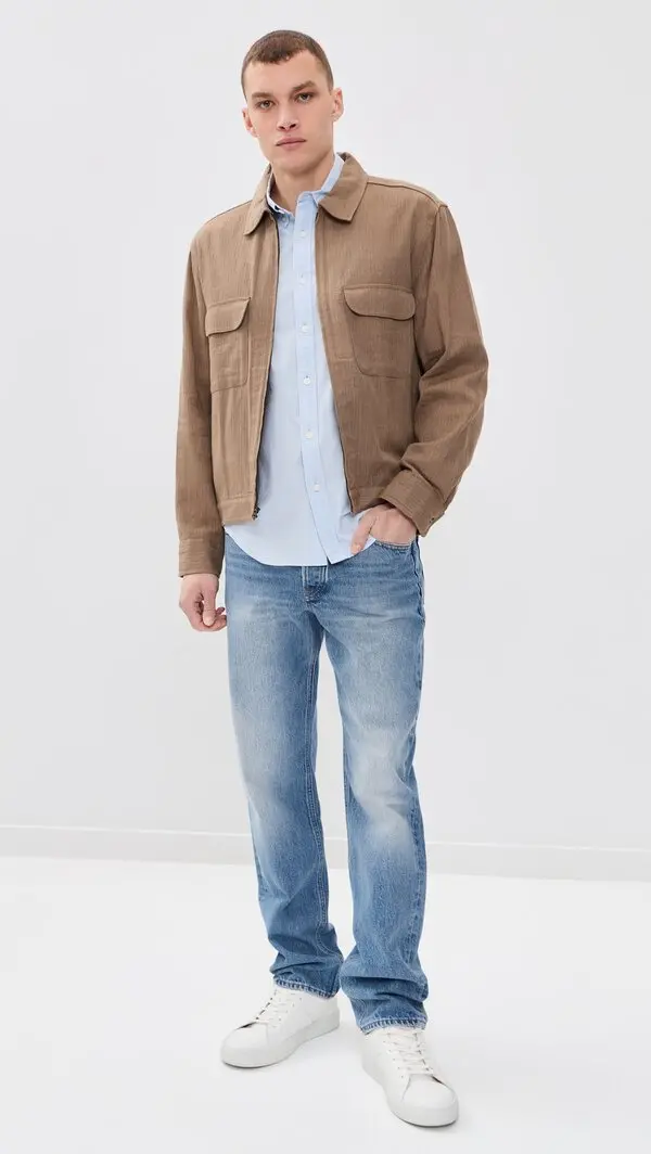 FRAME Straight Leg Jeans - Sunroof